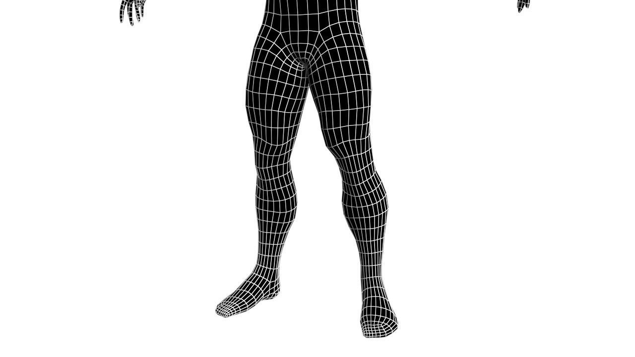 Lowpoly strong man base free VR / AR / low-poly 3D model | CGTrader