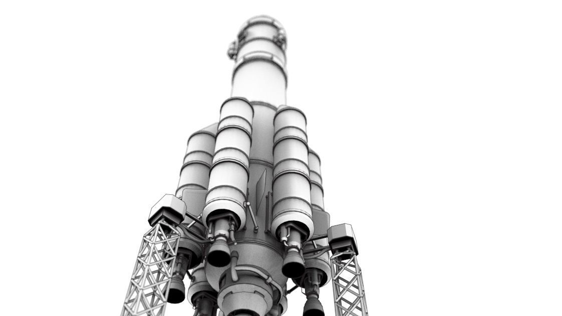 KSP Kerbal X Spaceship 3D model 3D printable | CGTrader