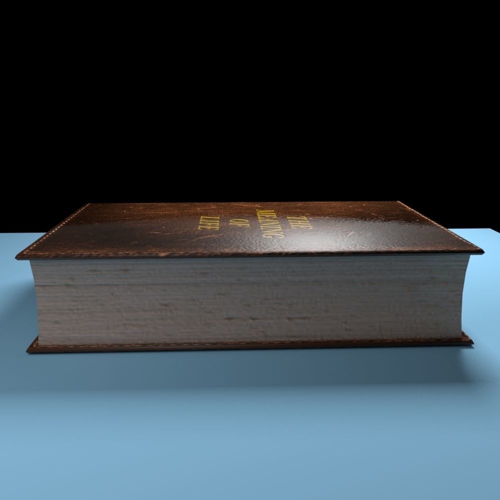 Book closed and opened free VR / AR / low-poly 3D model | CGTrader