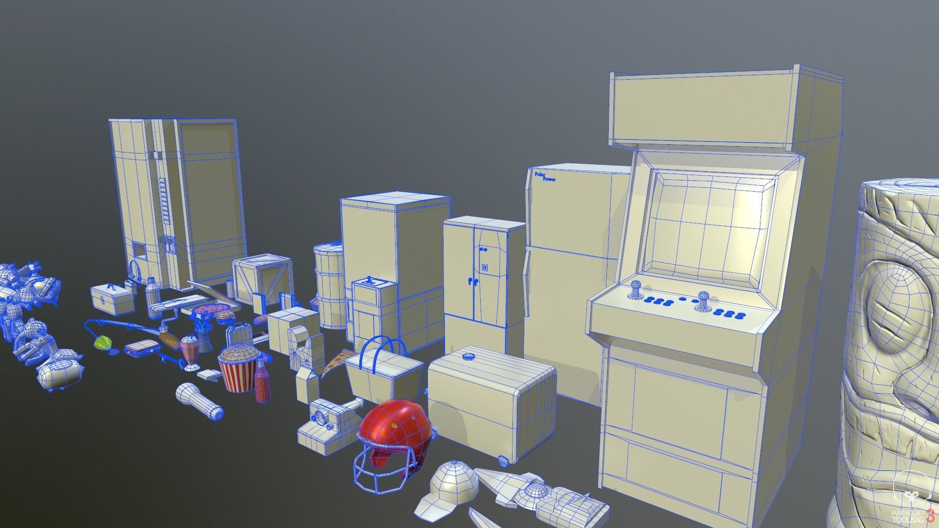 3D model Super Scouts 80s Collectables Pack VR / AR / low-poly | CGTrader