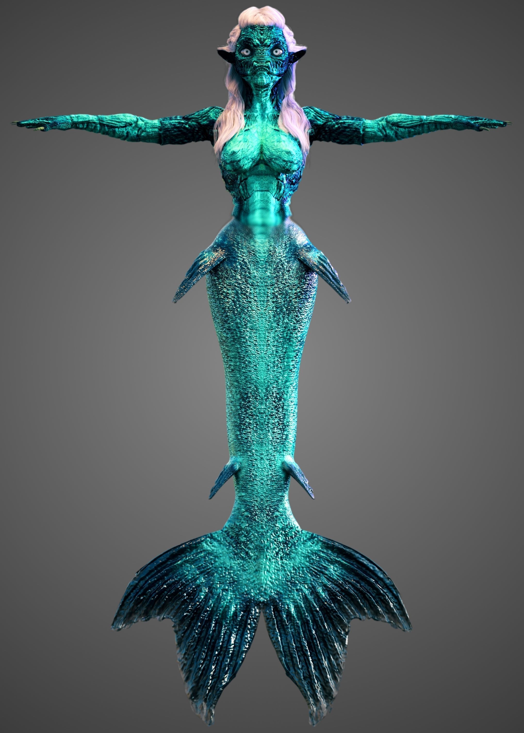Siren 3D model animated rigged | CGTrader