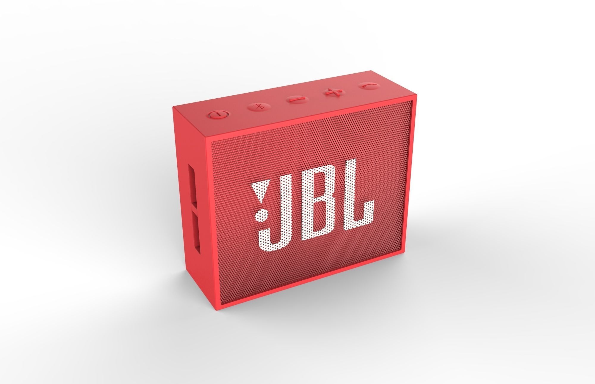 JBL GO1 RED SPEAKER -customizable speaker 3D model 3D printable | CGTrader
