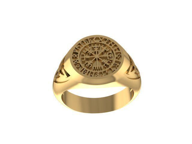 Viking men ring stl 3D model | CGTrader