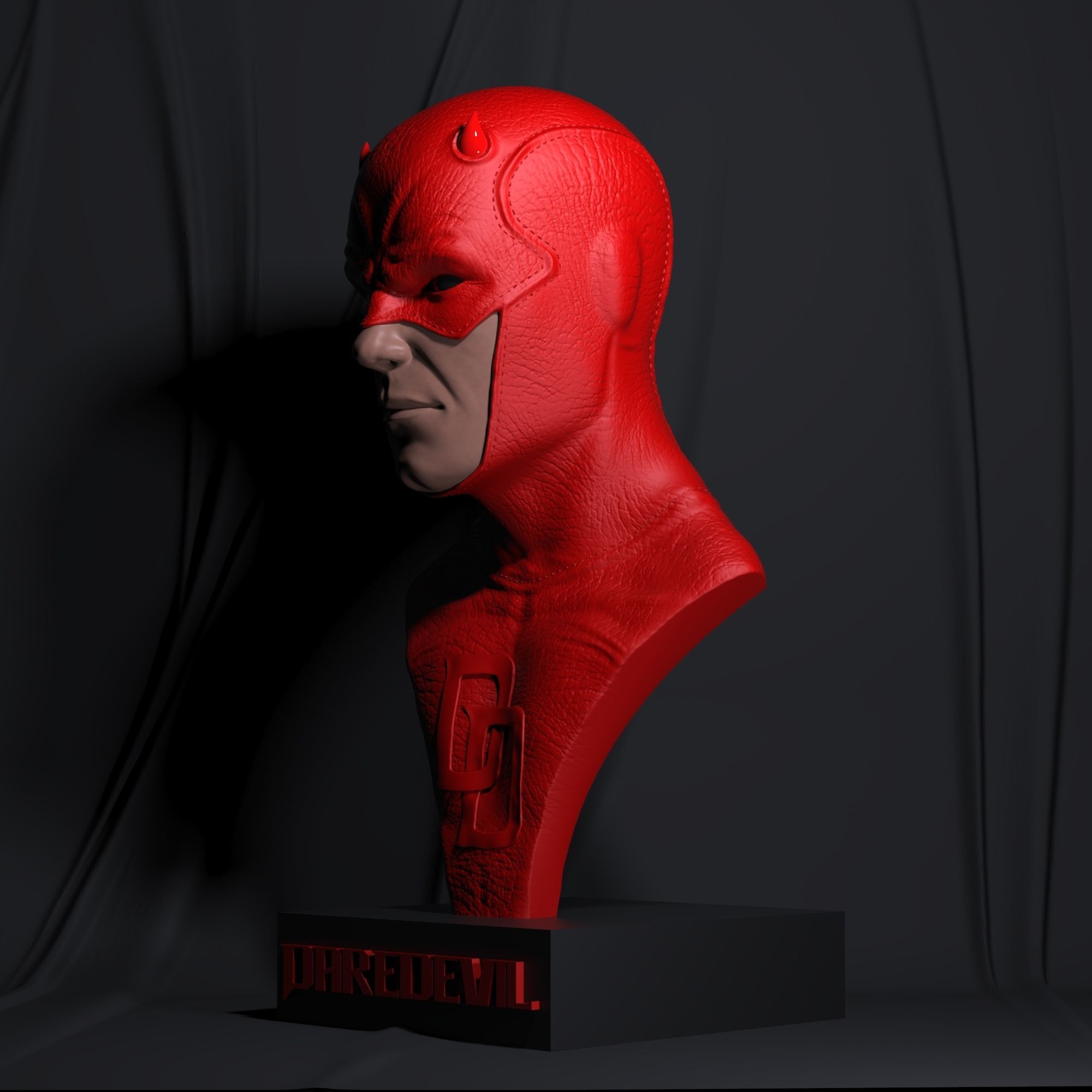 Daredevil bust 3D model 3D printable | CGTrader