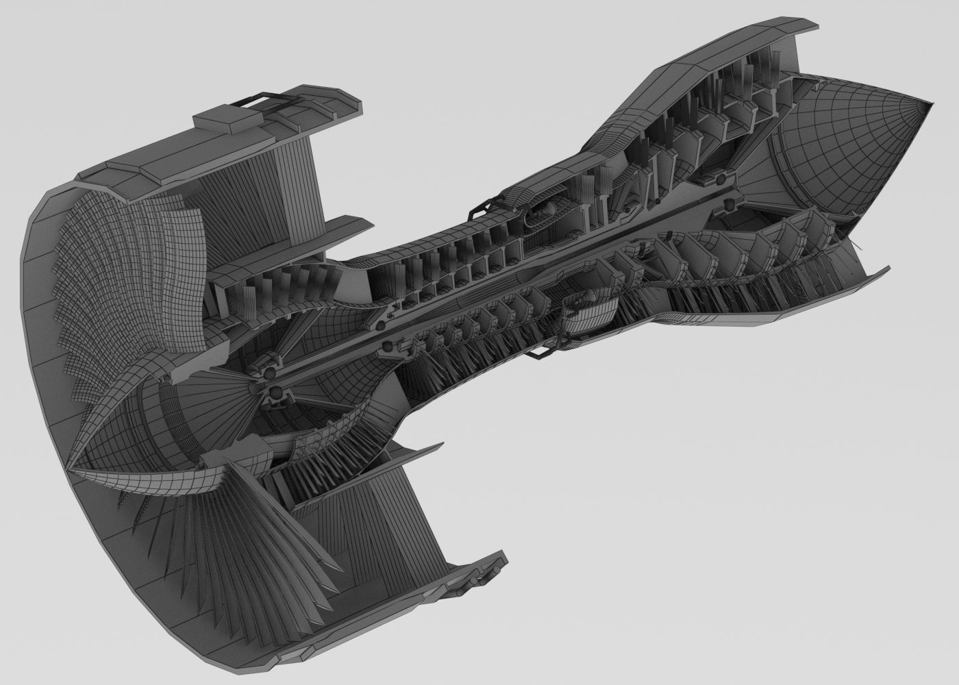 3D model Airplane Engine | CGTrader