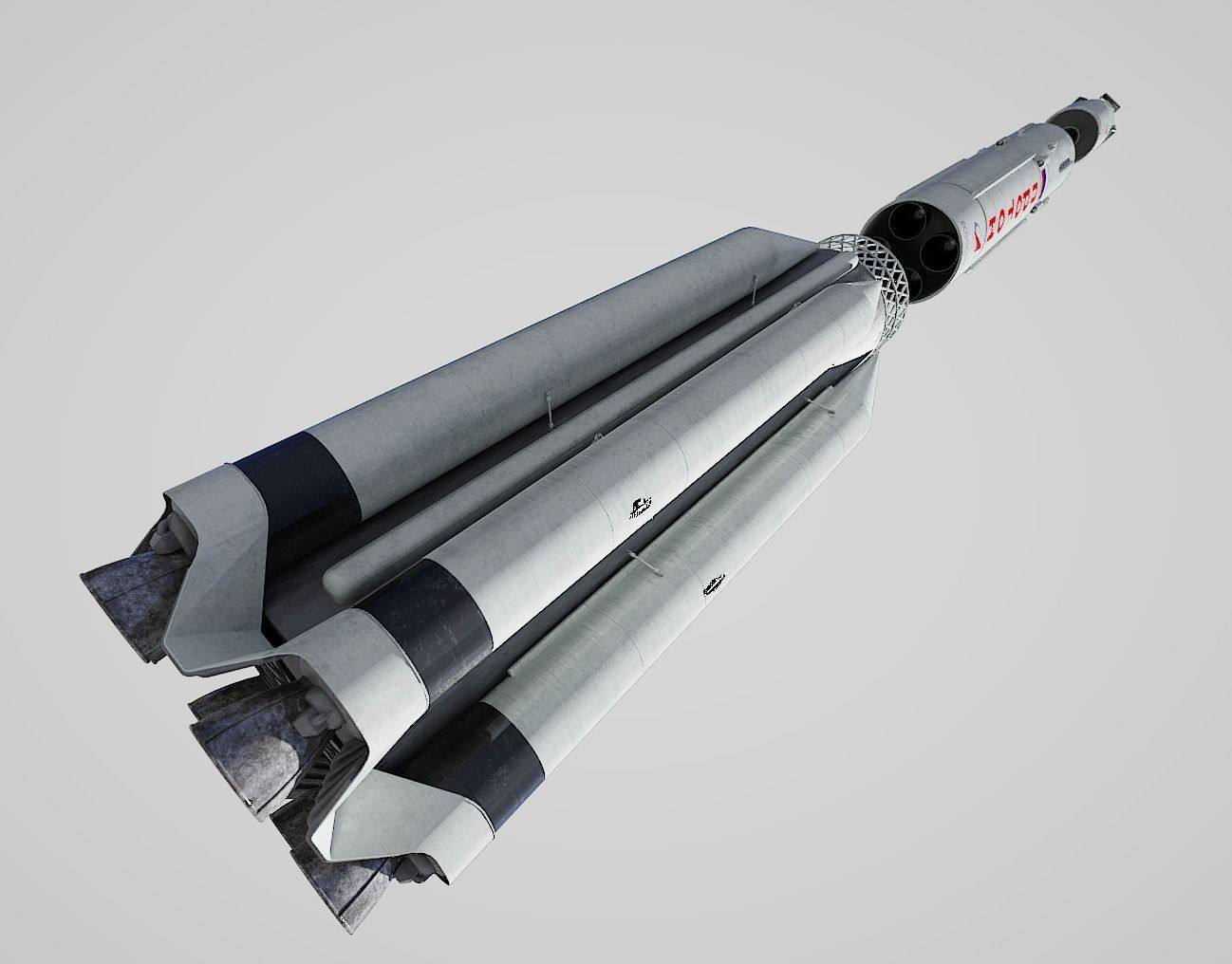 Proton Rocket launch pad 3D model rigged | CGTrader