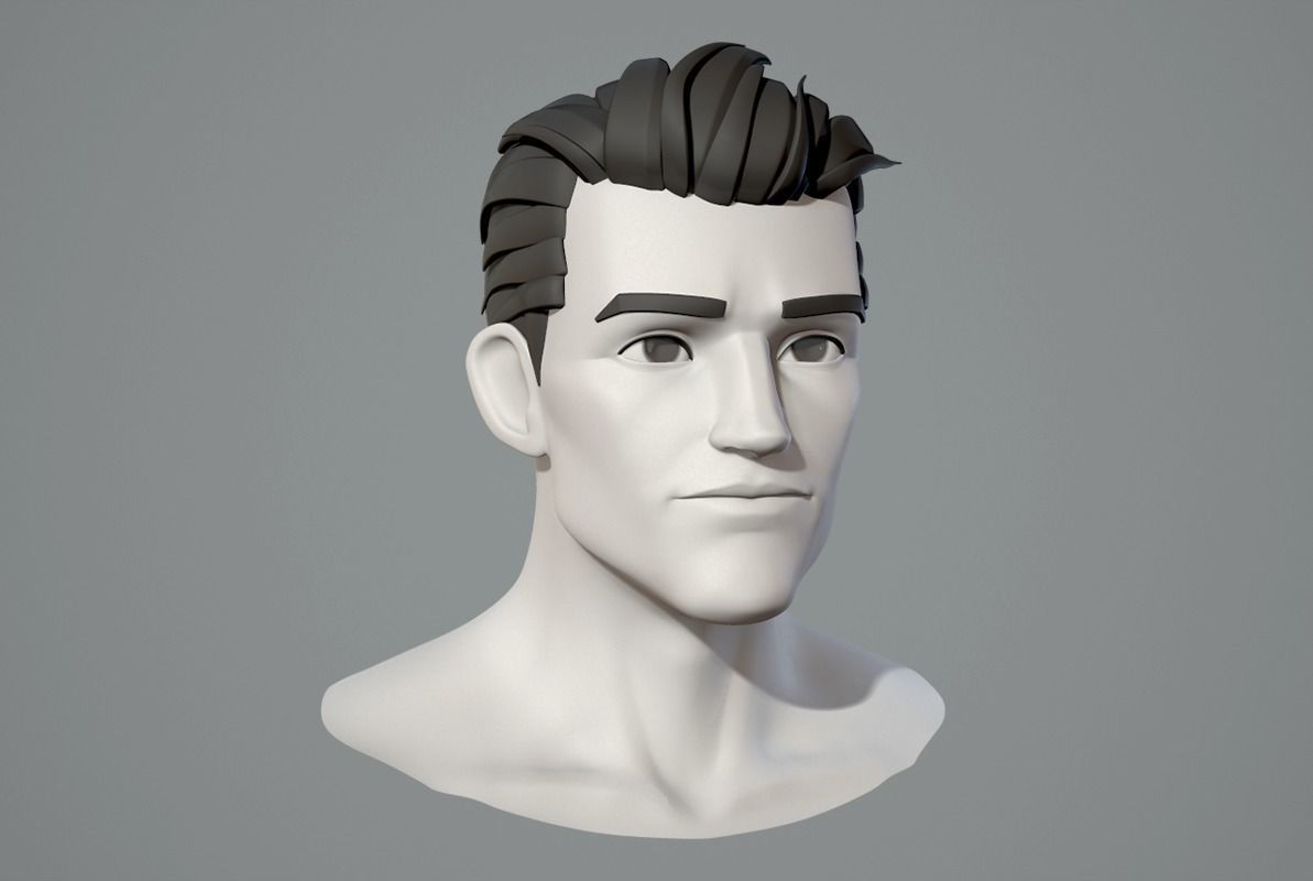 Cartoon character base mesh 3D model | CGTrader