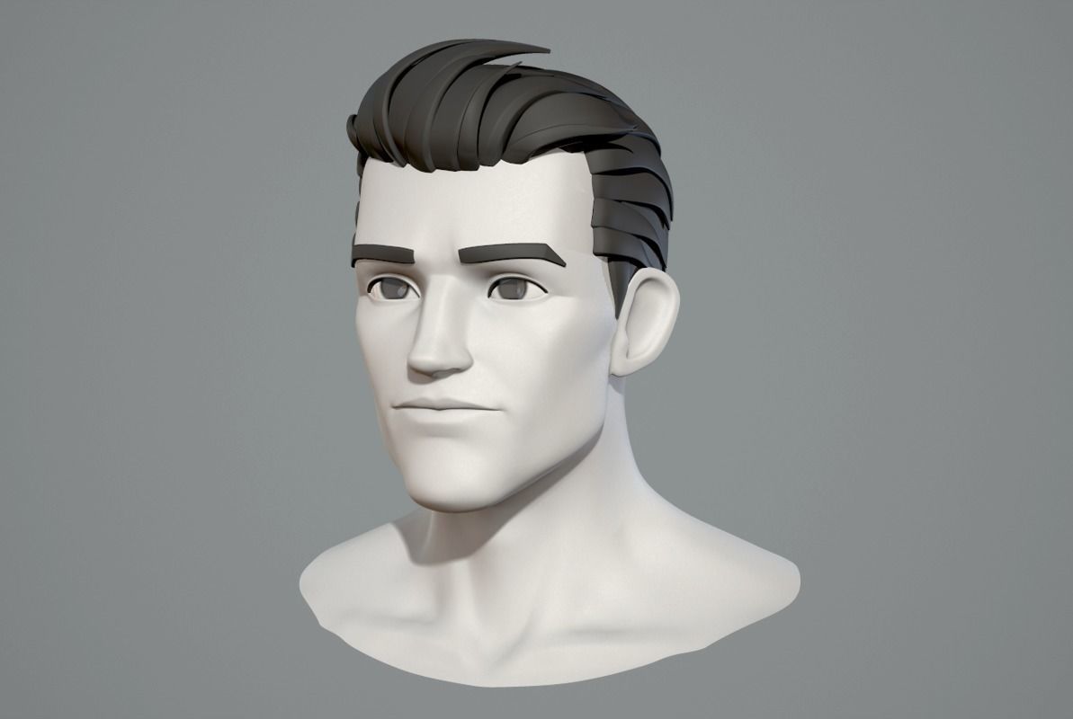 Cartoon character base mesh 3D model | CGTrader