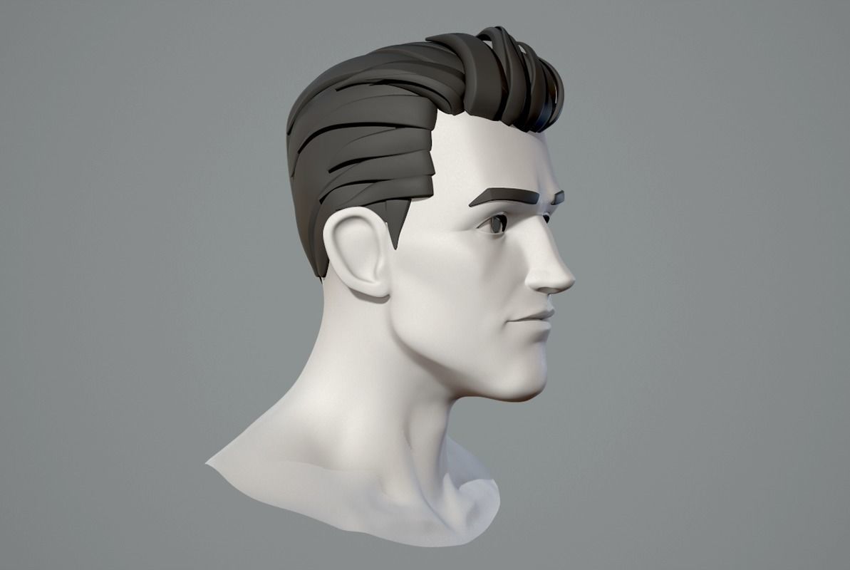 Cartoon character base mesh 3D model | CGTrader