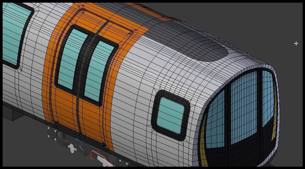 Glasgow subway car Stadler 3D model | CGTrader