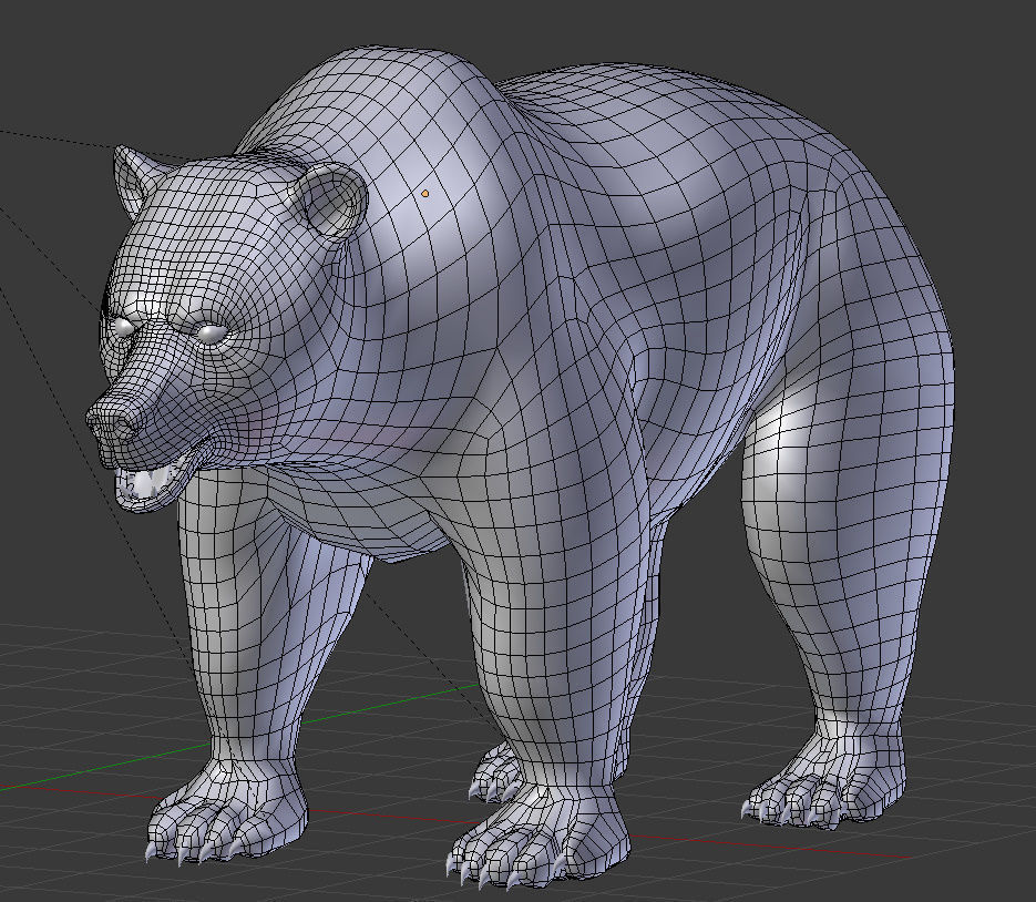 Grizzly Bear 3D model animated rigged | CGTrader