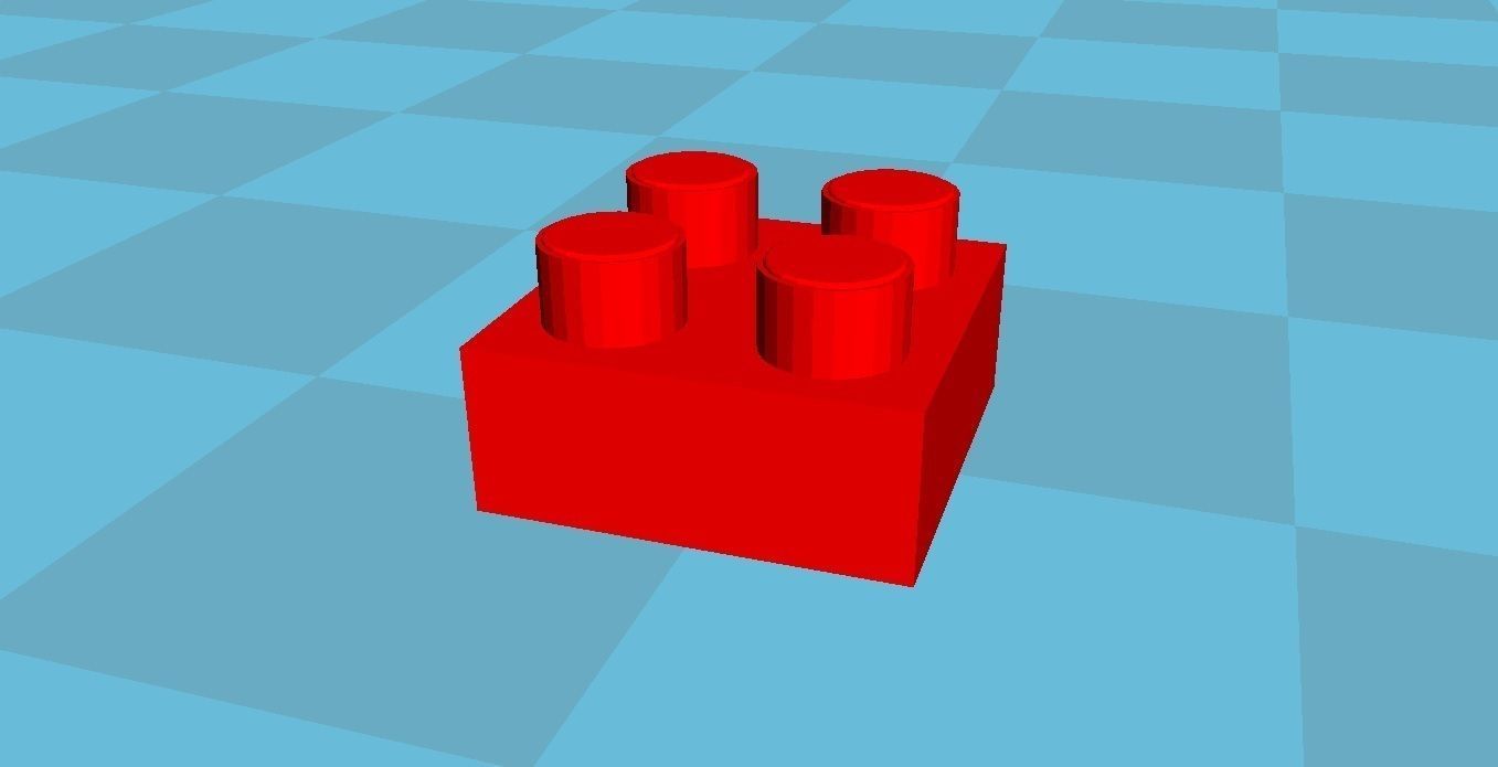 Print Block 2 by 2 free 3D Model 3D printable .stl - CGTrader.com