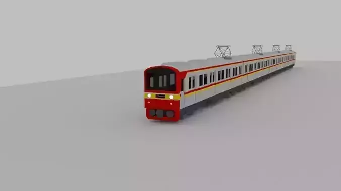 KRL Train Set 3D model | CGTrader