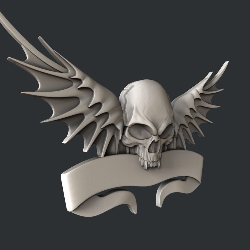 3d STL models for CNC router skull vampire 3D model | CGTrader