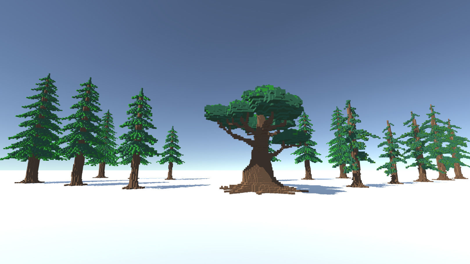3D model Full Packed Tree Voxel VR / AR / low-poly | CGTrader