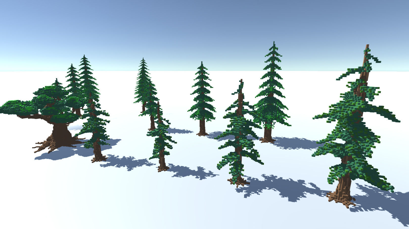 3D model Full Packed Tree Voxel VR / AR / low-poly | CGTrader