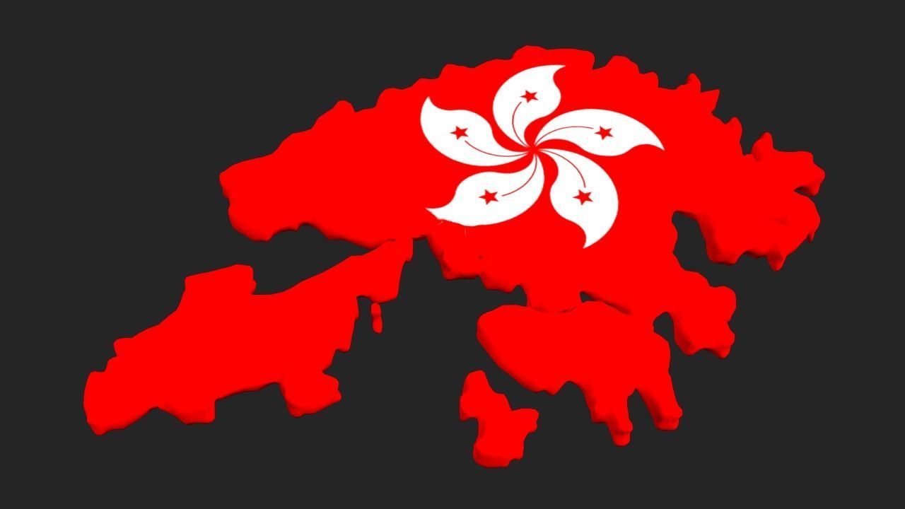 3D model Hong Kong Map VR / AR / low-poly | CGTrader