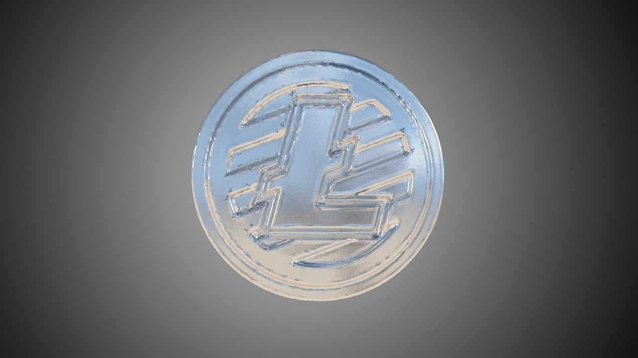 Litecoin l logo free VR / AR / low-poly 3D model | CGTrader