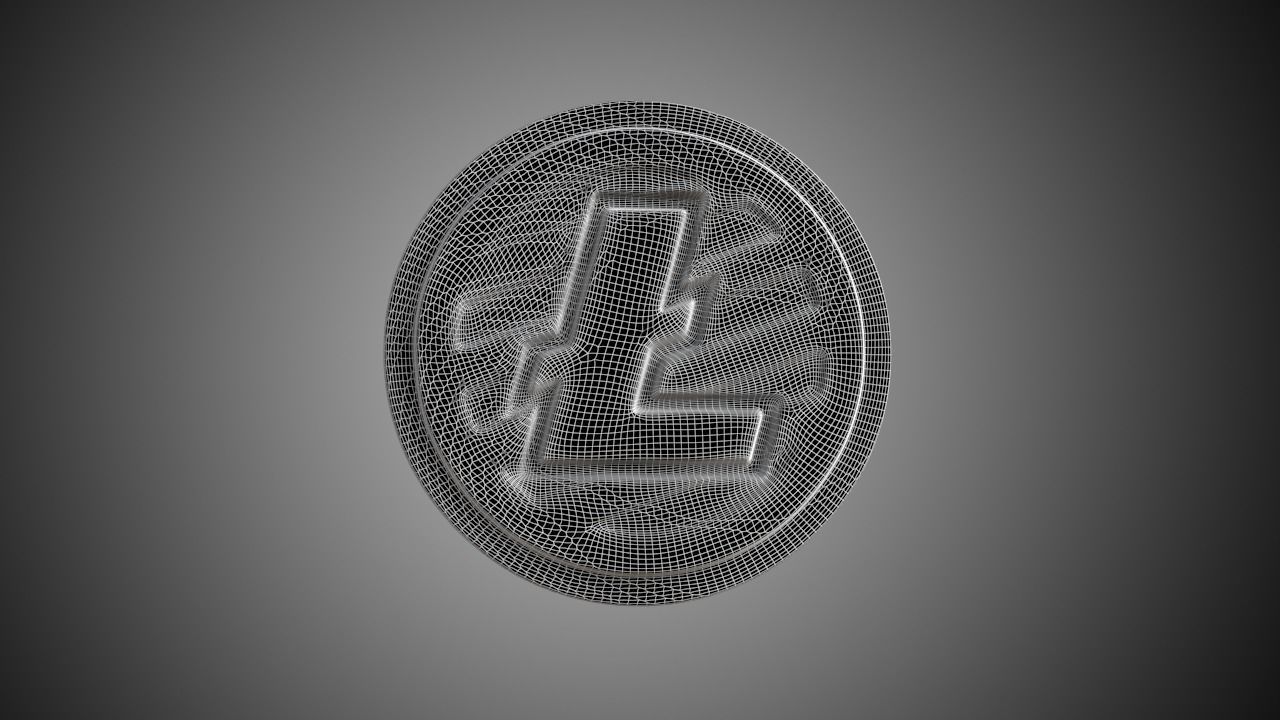 Litecoin l logo free VR / AR / low-poly 3D model | CGTrader