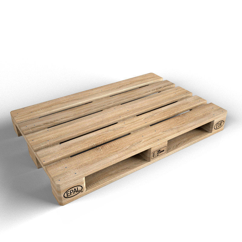 3D model EURO PALLET EPAL 3d model VR / AR / low-poly | CGTrader