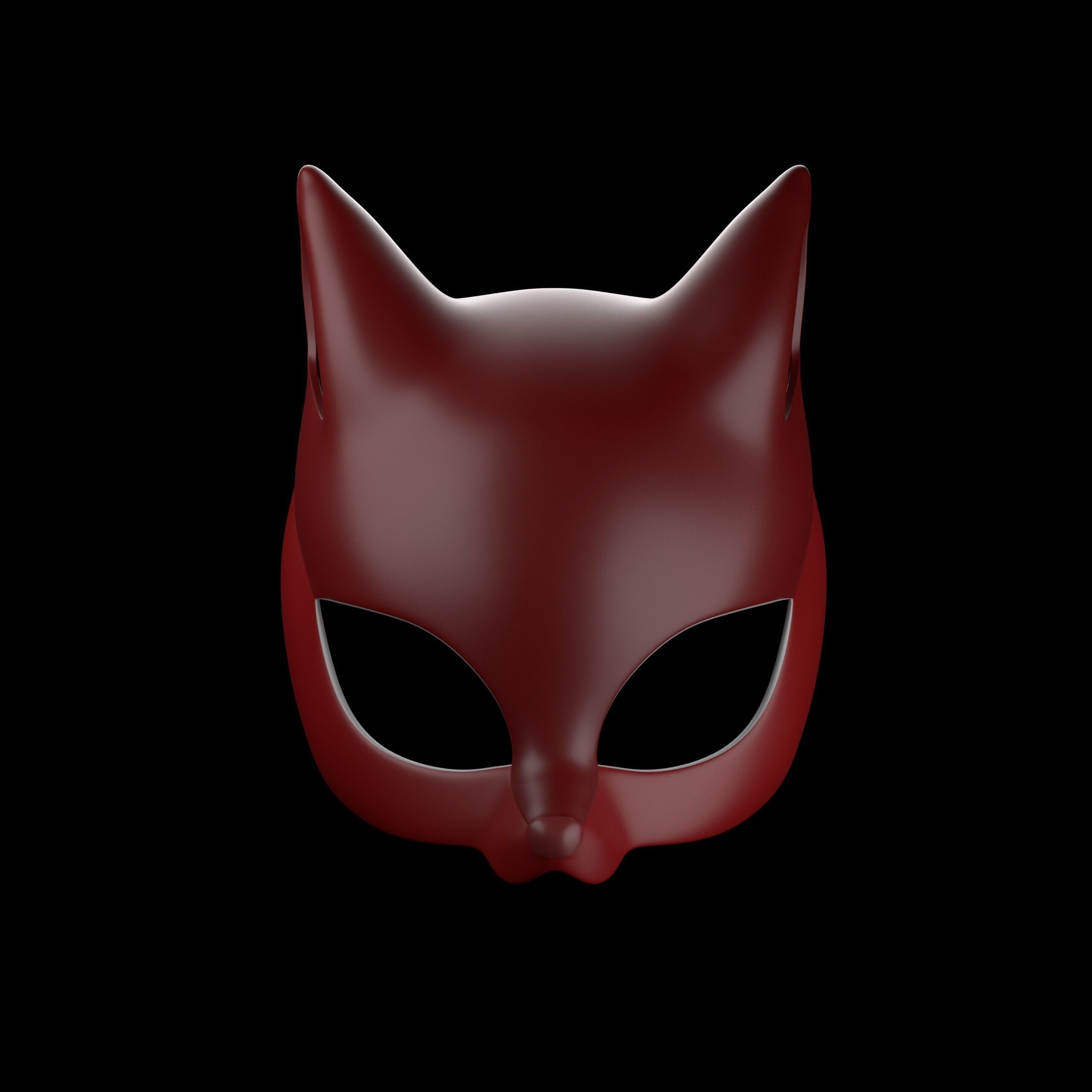 Persona 5 Ann takamaki cat mask 3D print model 3D model 3D printable ...