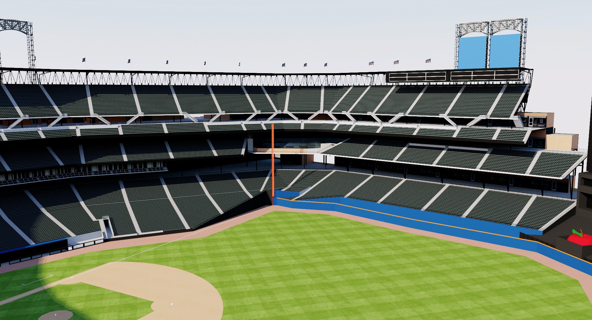 Citi Field - New York Mets Baseball Stadium 3D model | CGTrader