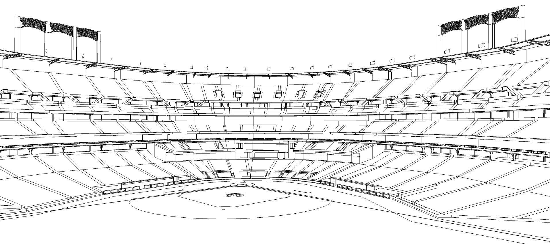 Citi Field - New York Mets Baseball Stadium 3D model | CGTrader