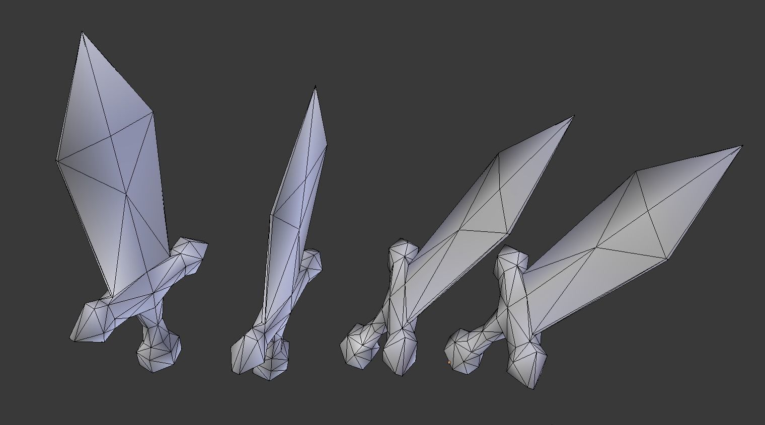 Low Poly Sword free VR / AR / low-poly 3D model | CGTrader