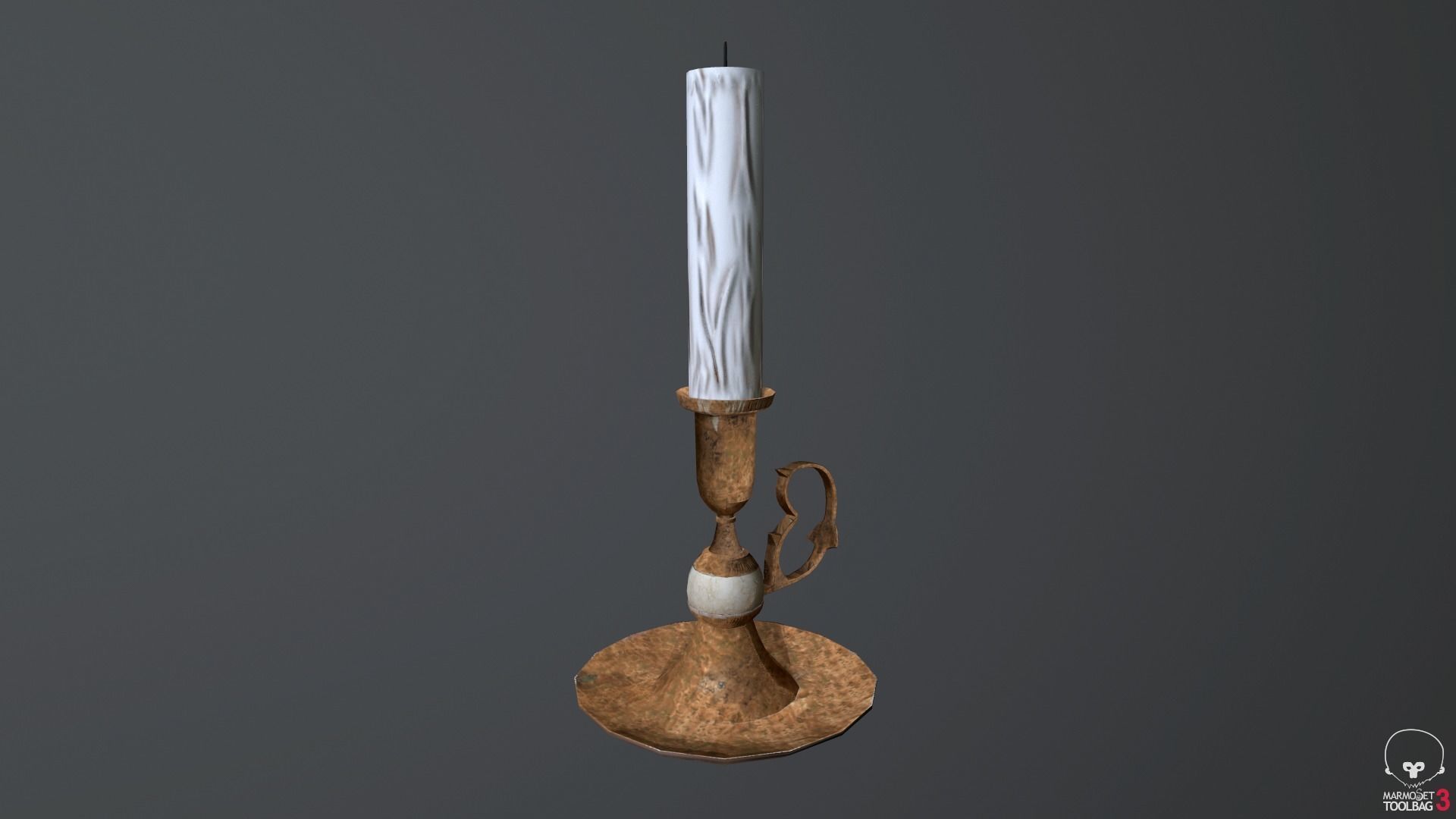 3D model Candle VR / AR / low-poly | CGTrader