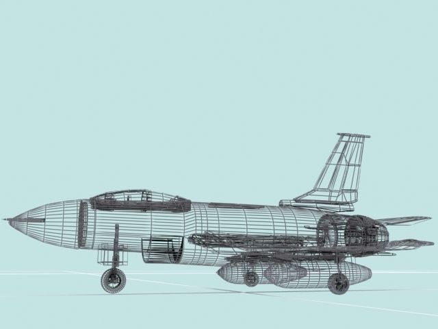 Custom Falcon Fighter 3D model | CGTrader
