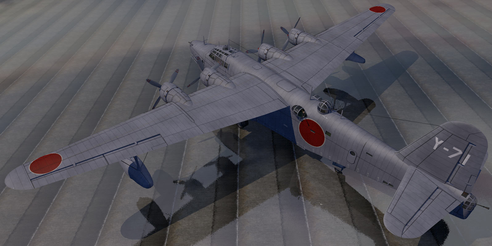 Kawanishi H8K2 Emily 3D model | CGTrader