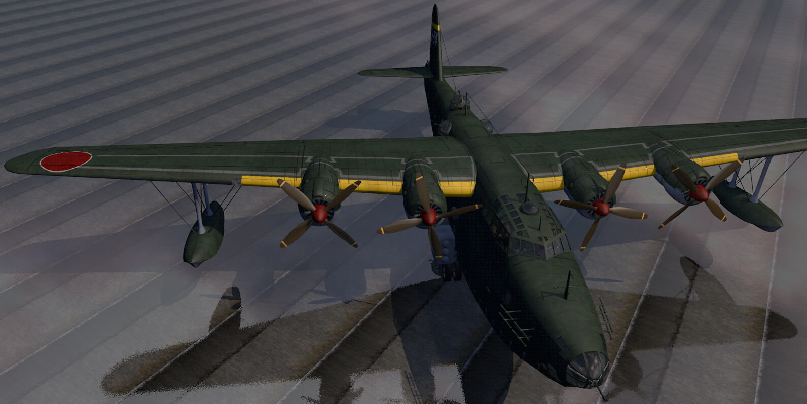 Kawanishi H8K2 Emily 3D model | CGTrader