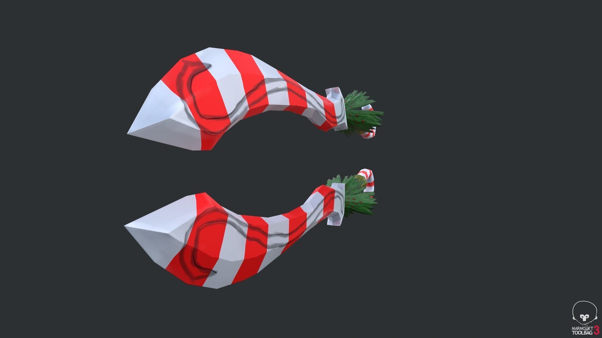 3D model Stylized Christmas Sword VR / AR / low-poly | CGTrader