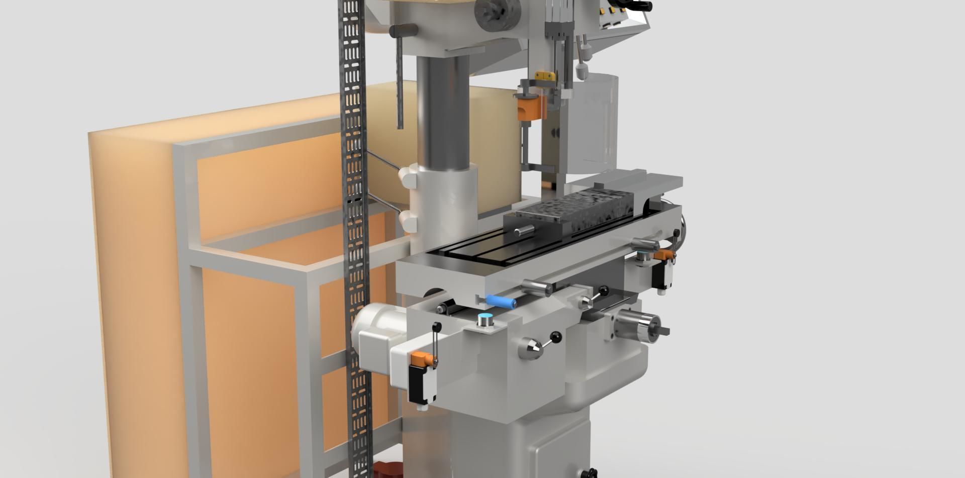 CNC Milling machine 3D model | CGTrader