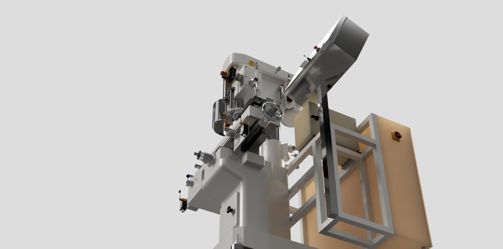 CNC Milling machine 3D model | CGTrader