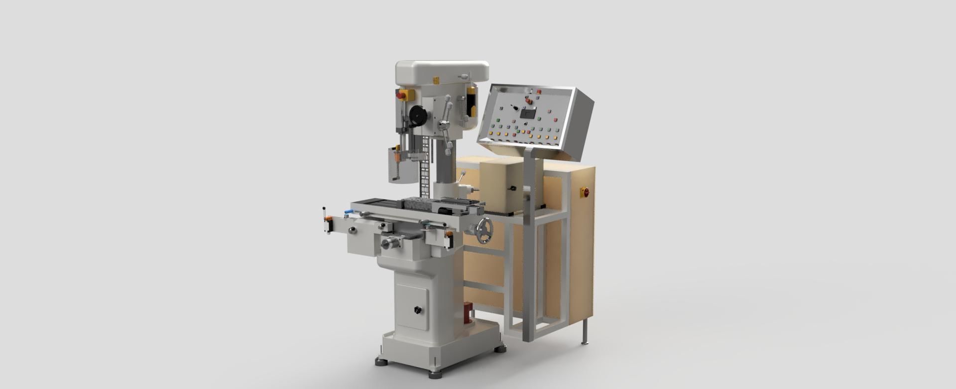 CNC Milling machine 3D model | CGTrader