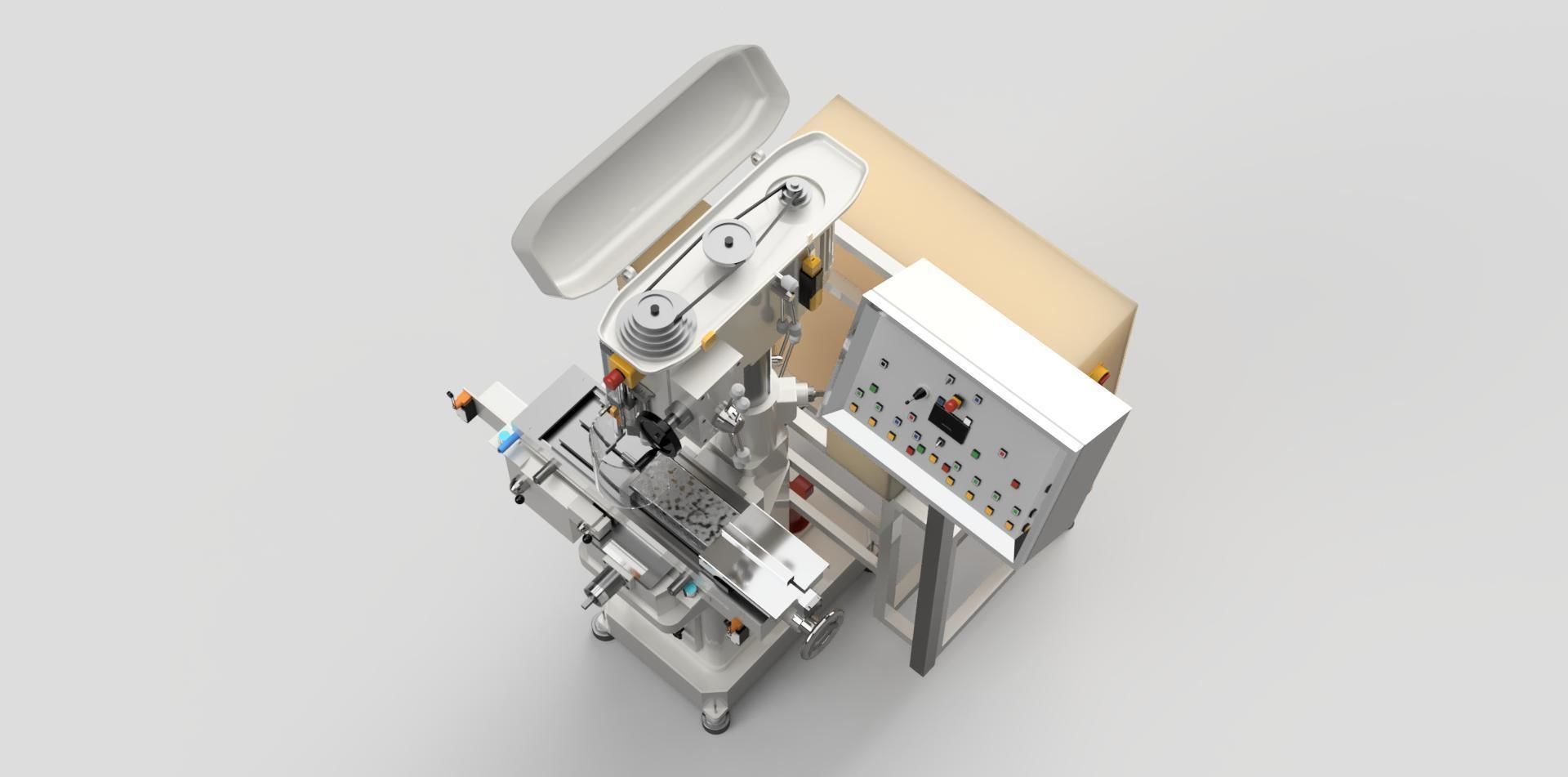 CNC Milling machine 3D model | CGTrader
