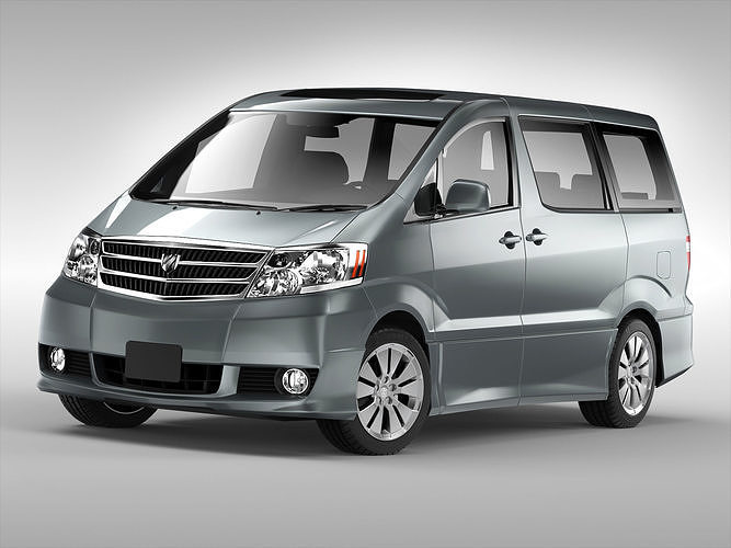Toyota Alphard 2002 - 2008 3D model | CGTrader