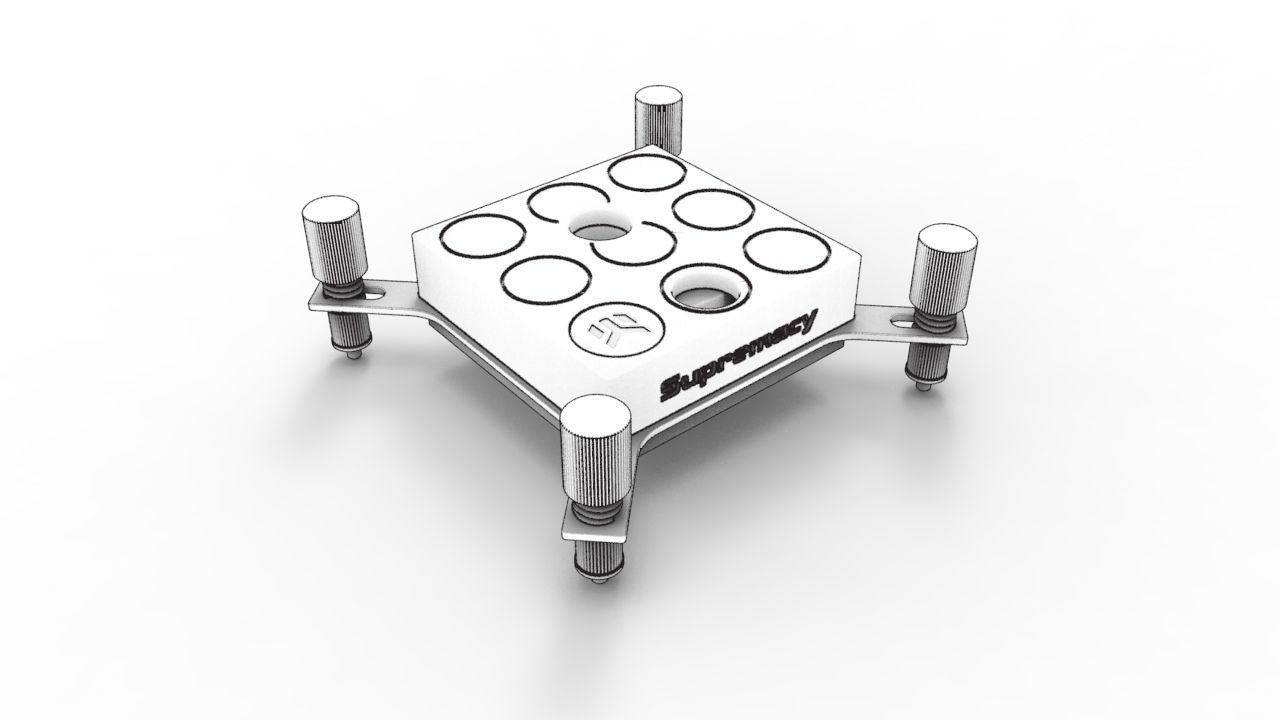 EK Supremacy Evo CPU Waterblock 3D model | CGTrader