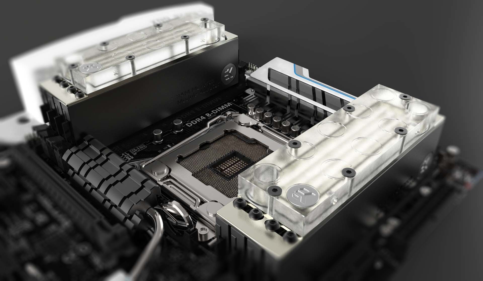 EK Monarch X4 RAM Waterblock 3D model | CGTrader