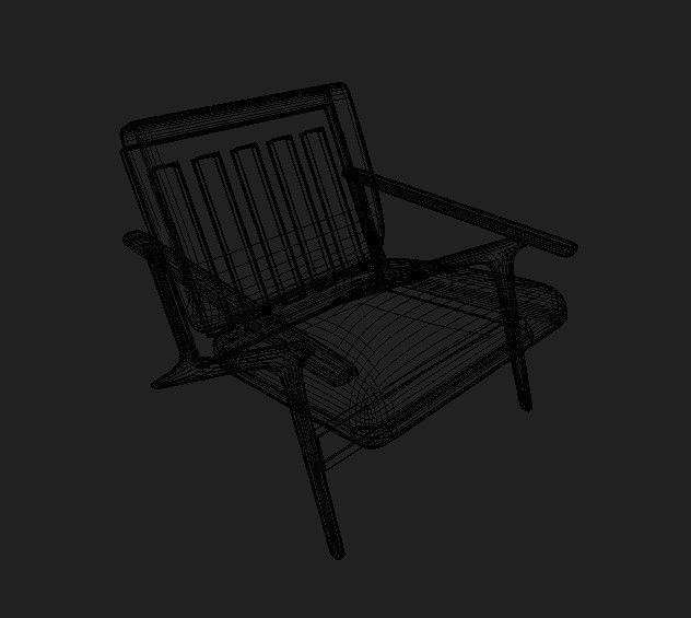 Modern Frame Chair 3D model | CGTrader
