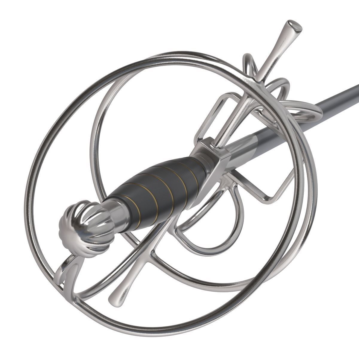 Medieval Fencing Sword 3D model | CGTrader