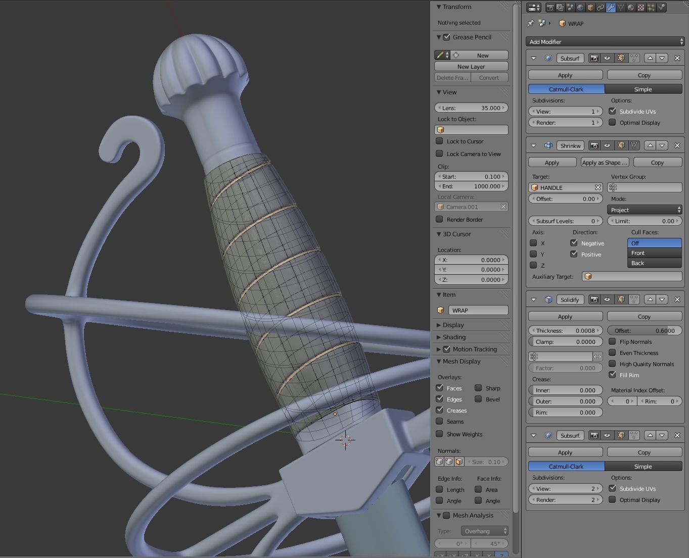 Medieval Fencing Sword 3D model | CGTrader