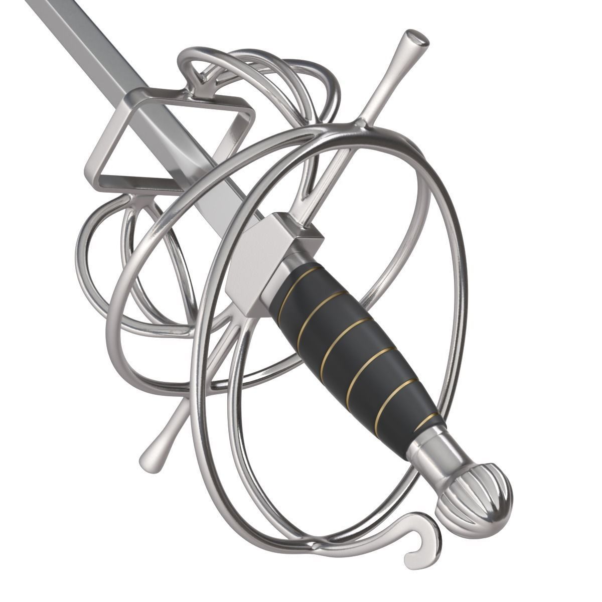 Medieval Fencing Sword 3D model | CGTrader