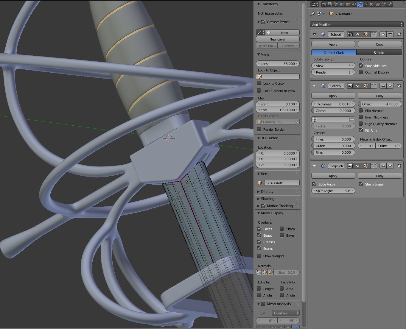 Medieval Fencing Sword 3D model | CGTrader