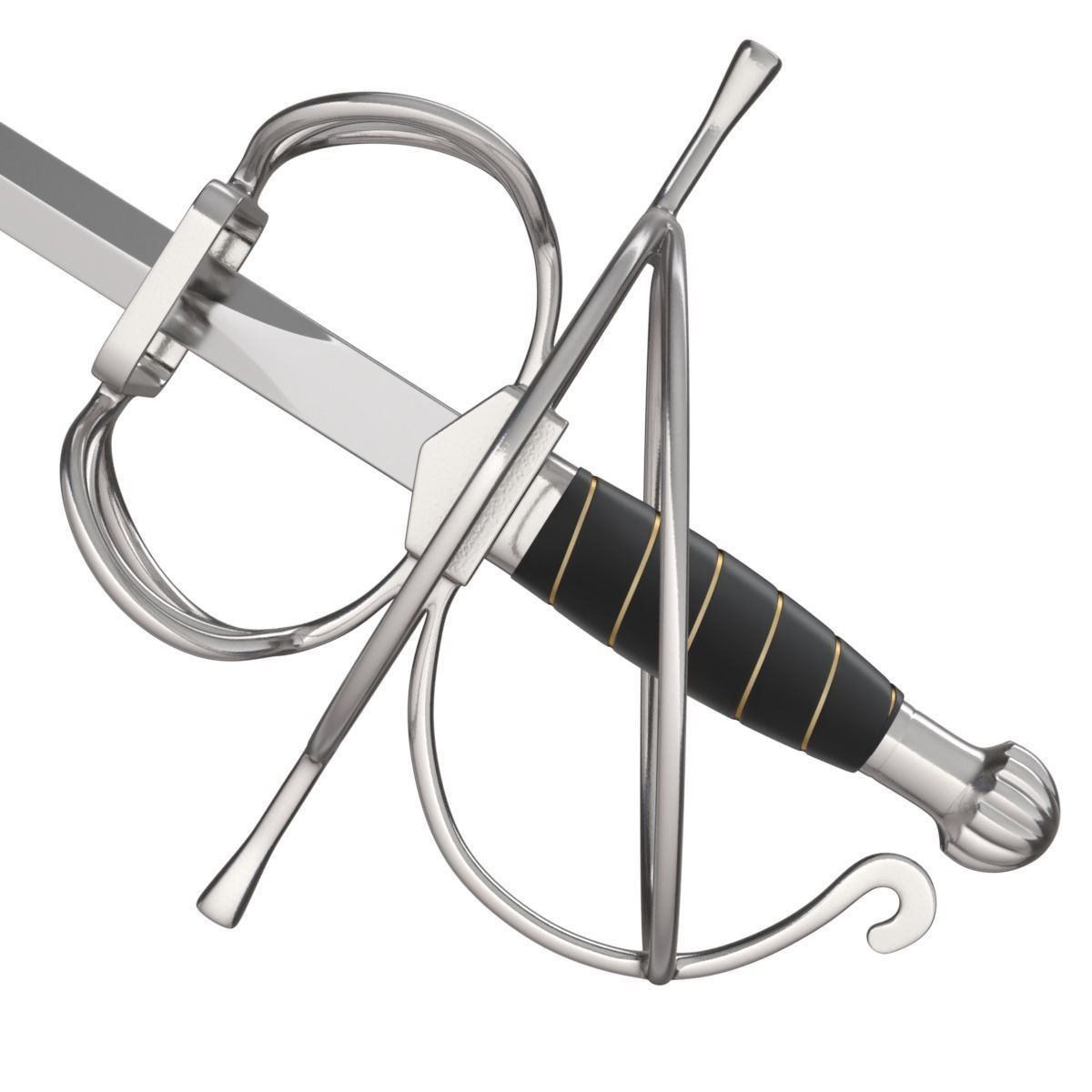 Medieval Fencing Sword 3D model | CGTrader
