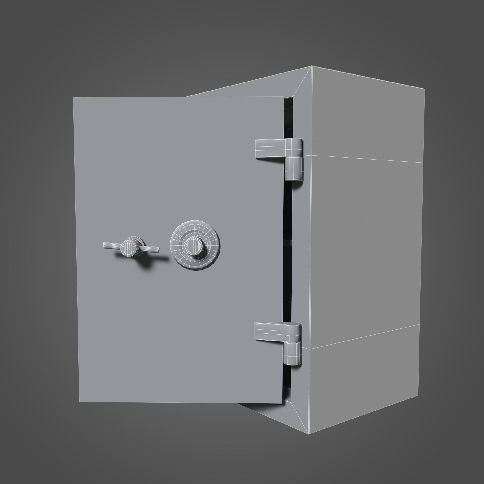 3D model old safe VR / AR / low-poly | CGTrader