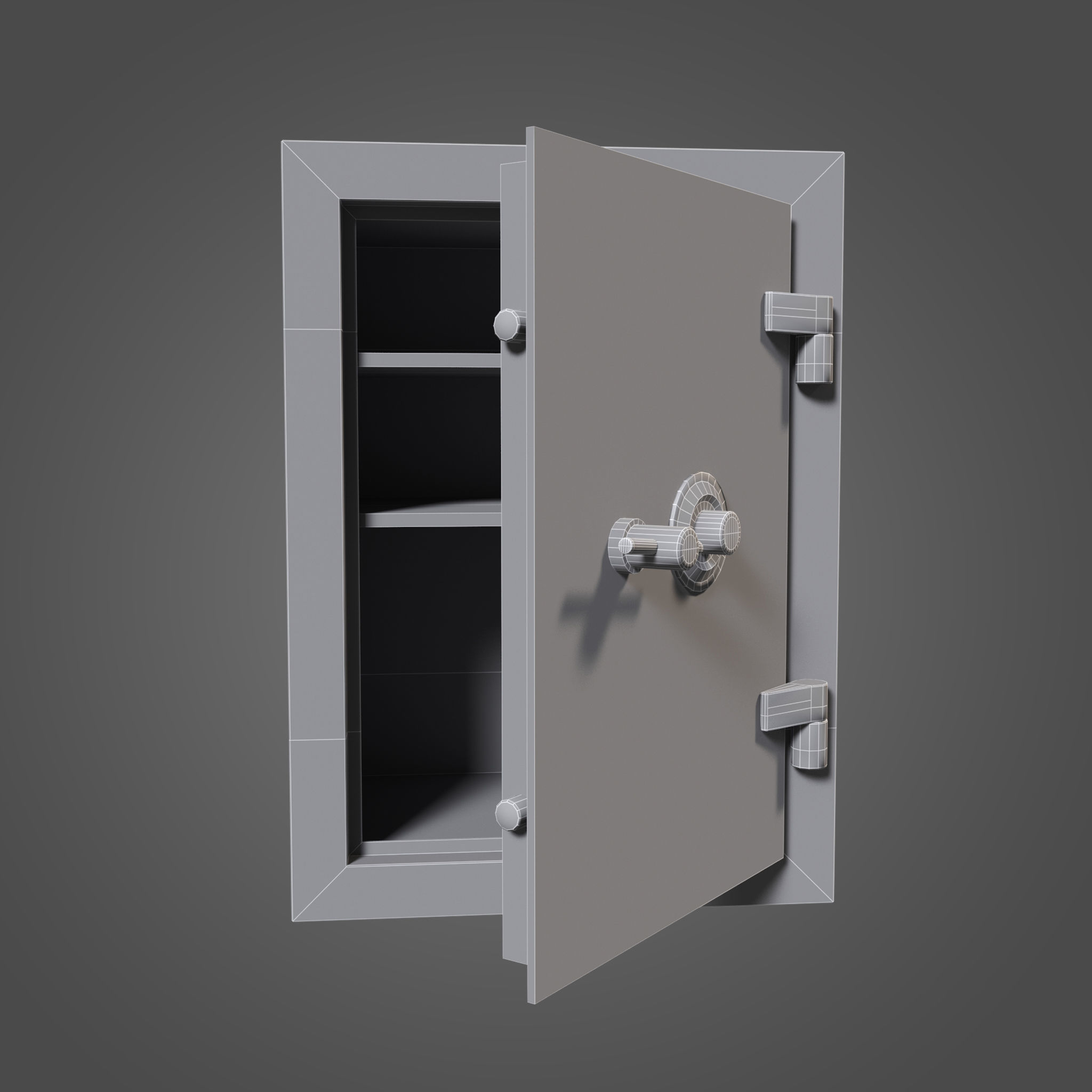 3D model old safe VR / AR / low-poly | CGTrader