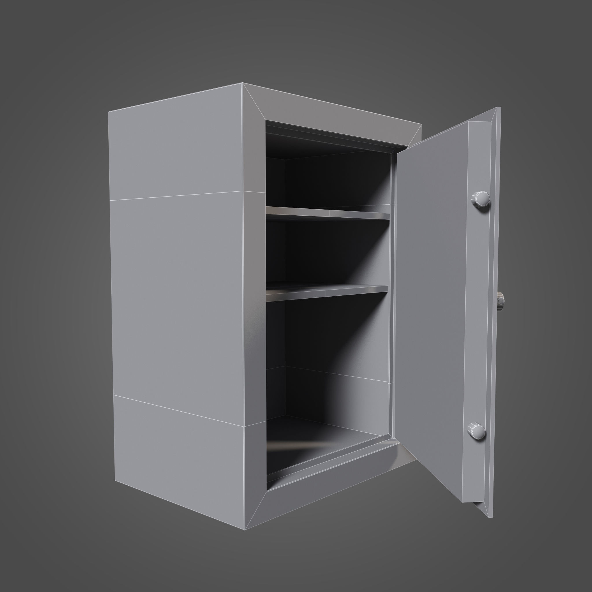 3D model old safe VR / AR / low-poly | CGTrader