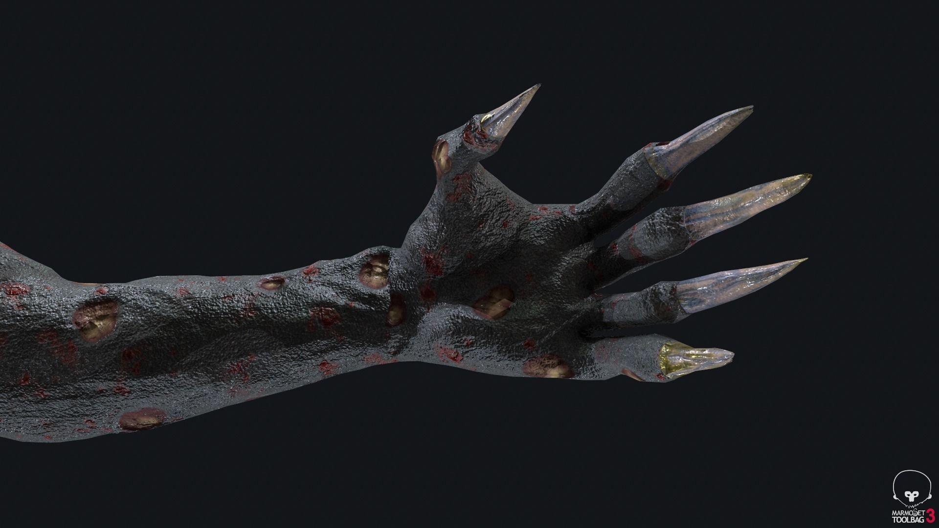 3D model Demon Hand VR / AR / low-poly | CGTrader